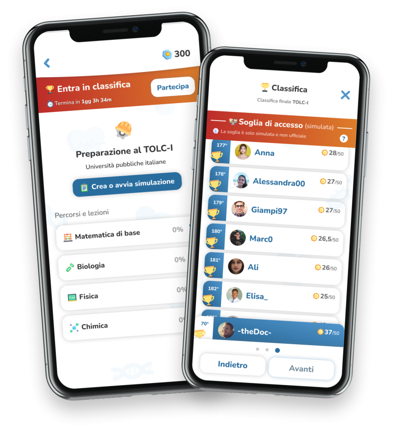 Simulazione TOLC-I 100% gratis per il test di ingegneria