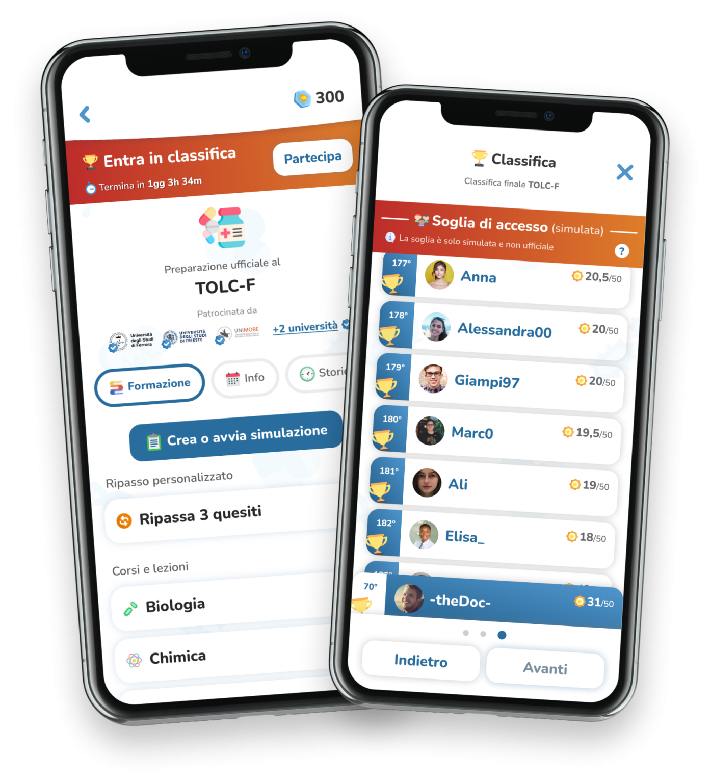 Simulazione TOLC-F, test di farmacia: 100% gratis
